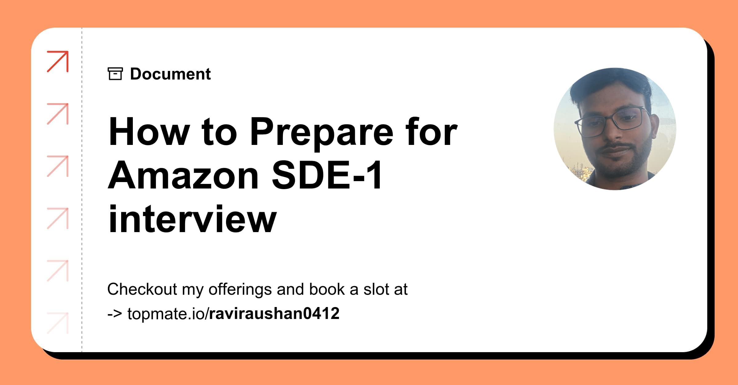 Amazon SDE-1 interview preparation Roadmap with Ravi Raushan